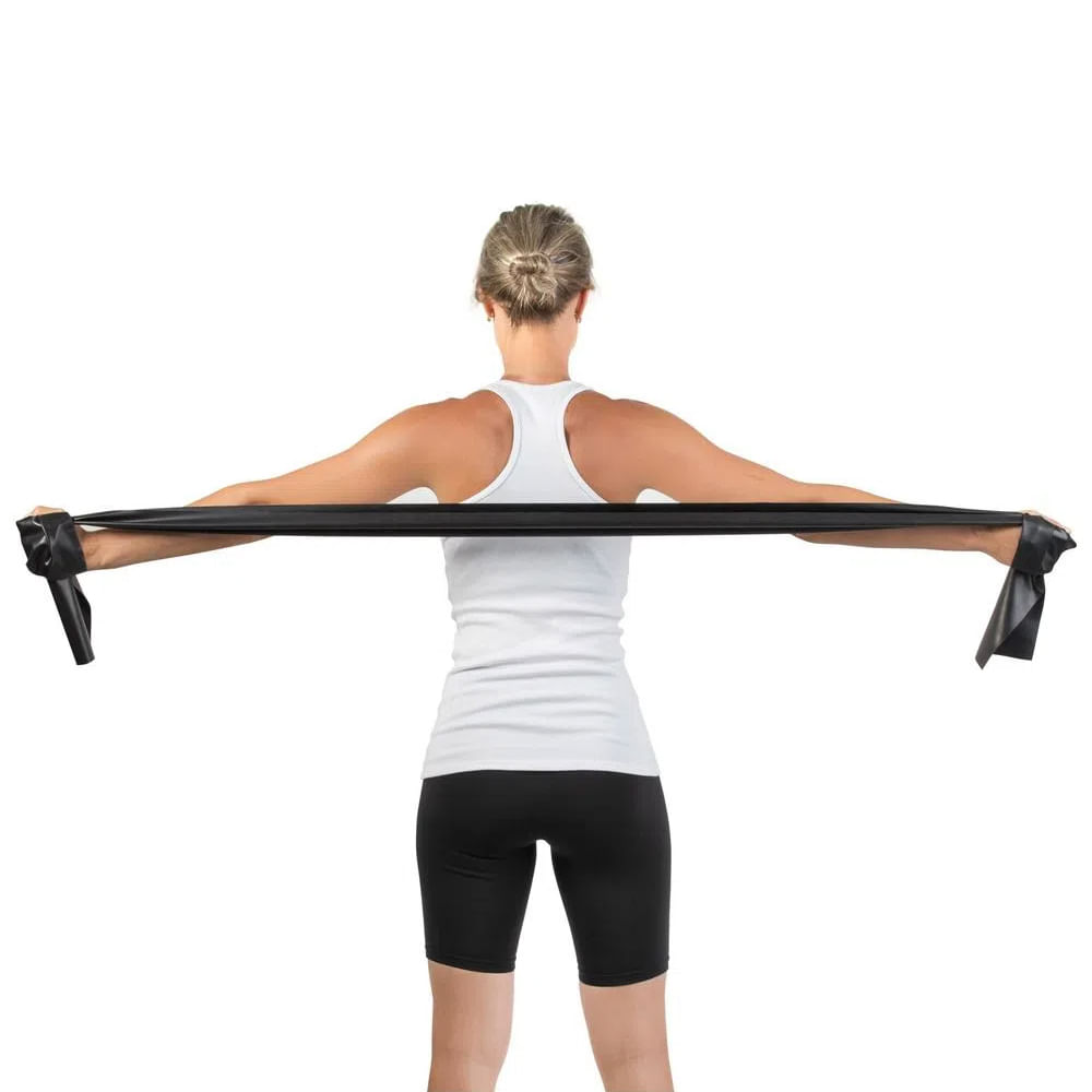 Faixa Elástica para Exercícios Preta Mercur - Resistência Forte ... Faixa Elástica para Exercícios Preta Mercur - Resistência Forte ...